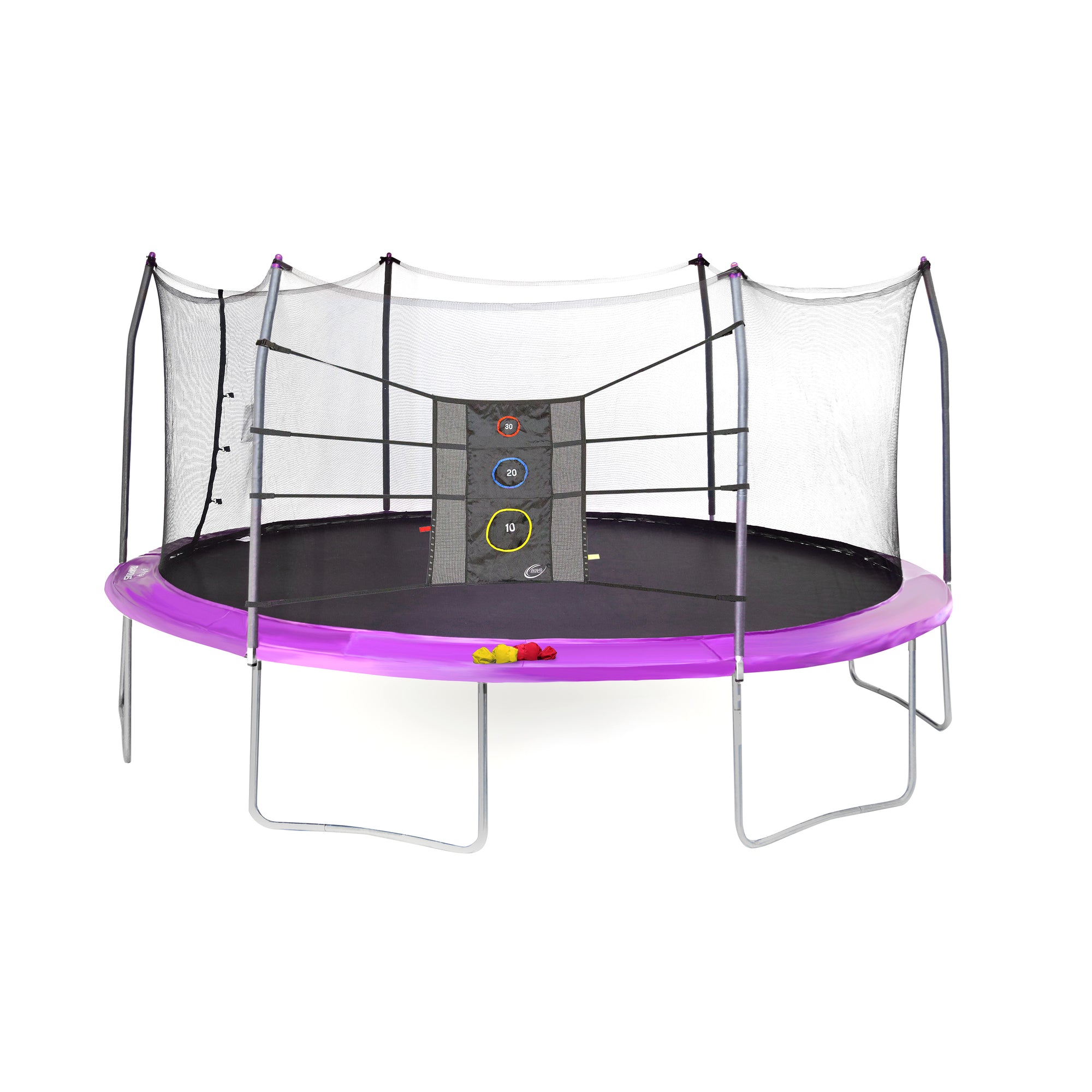 Skywalker Trampolines | 17 Ft Oval Trampoline with Triple Toss Game