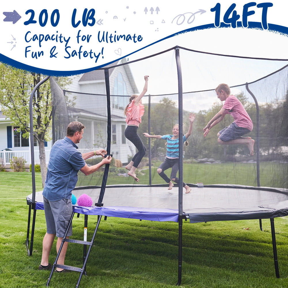 Skywalker Trampolines Round Kids Trampoline with Ladder