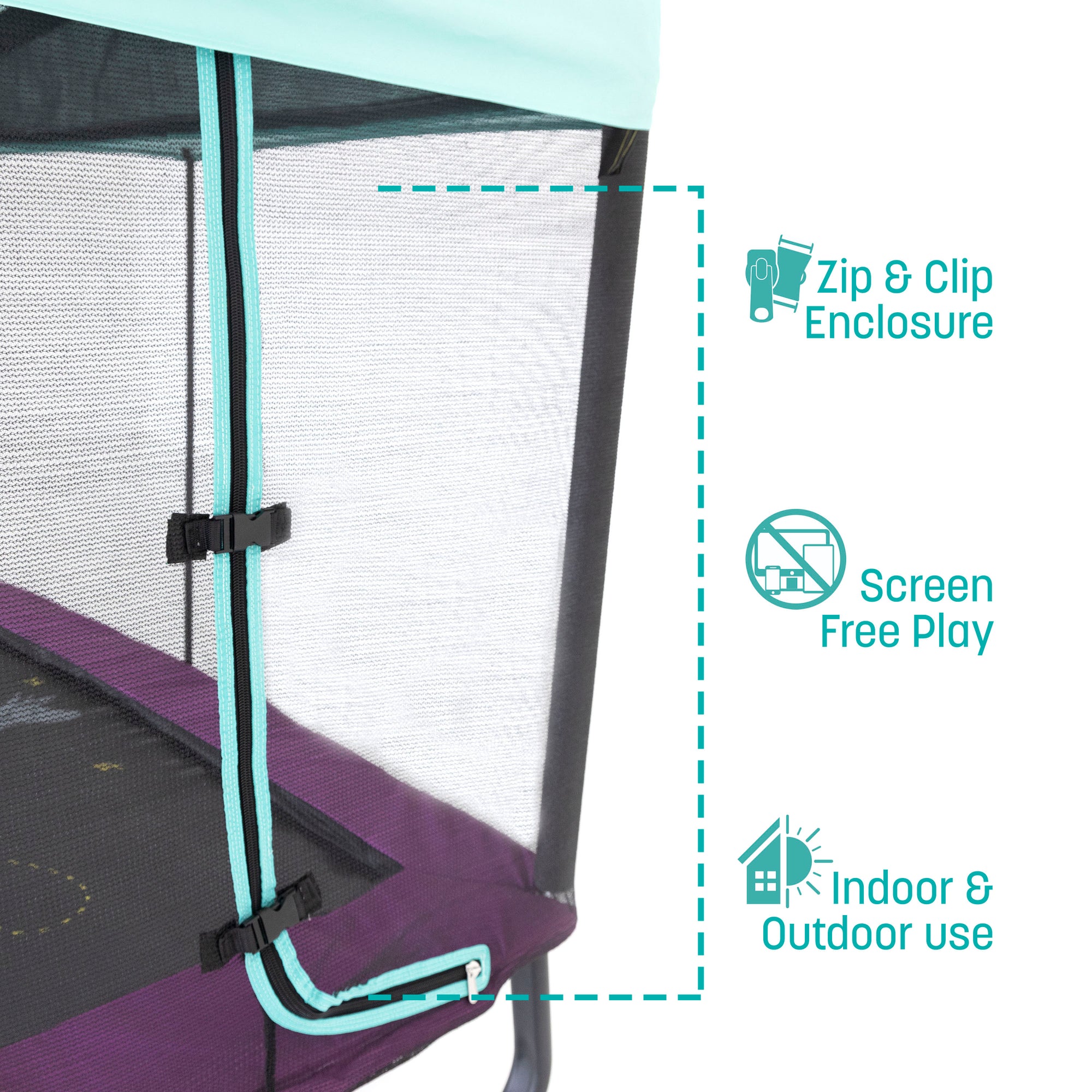 Skywalker Trampolines 6 x 4 Ft. Rectangle Eeyore Mini Trampoline for K