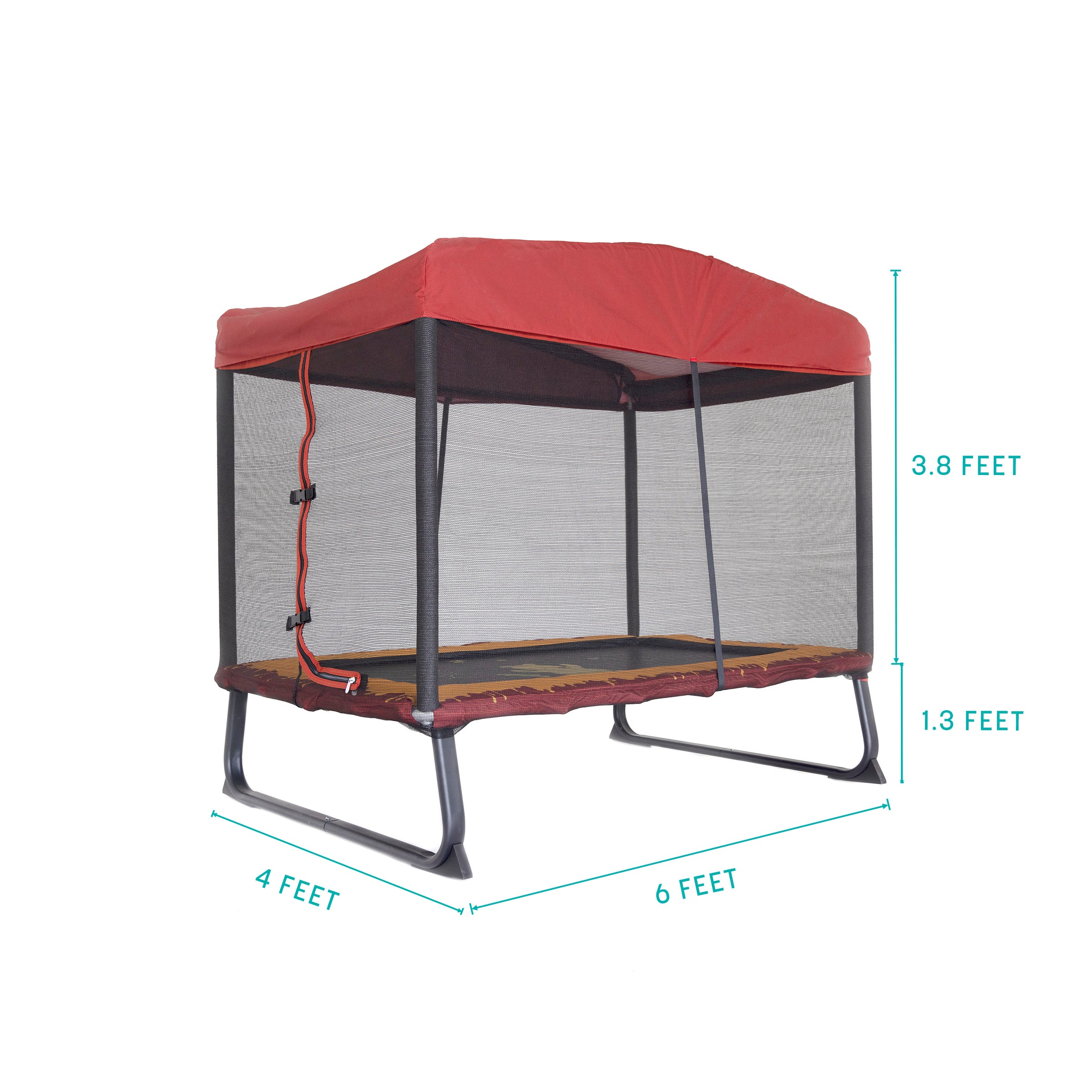 Skywalker Trampolines 6 x 4 Ft. Rectangle Winnie the Pooh Mini Trampol