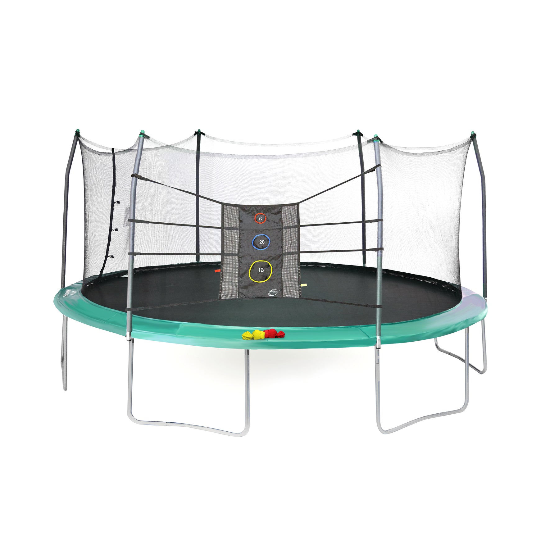 Skywalker Trampolines | 17 Ft Oval Trampoline with Triple Toss Game